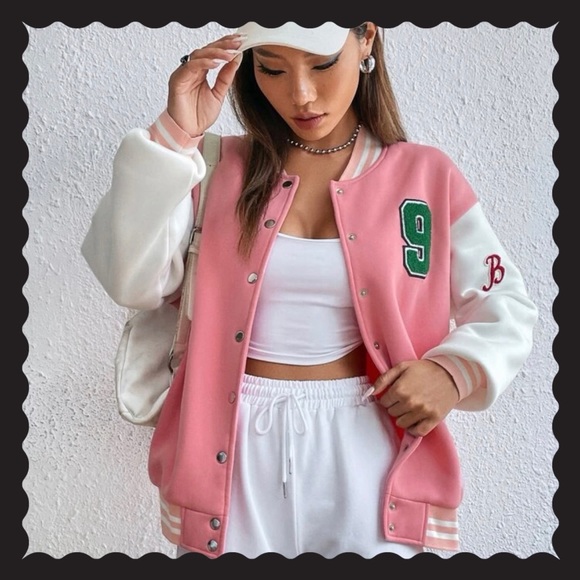 SHEIN | Jackets & Coats | Varsity Jacket | Poshmark